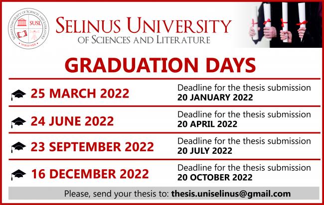 Welcome | Selinus University